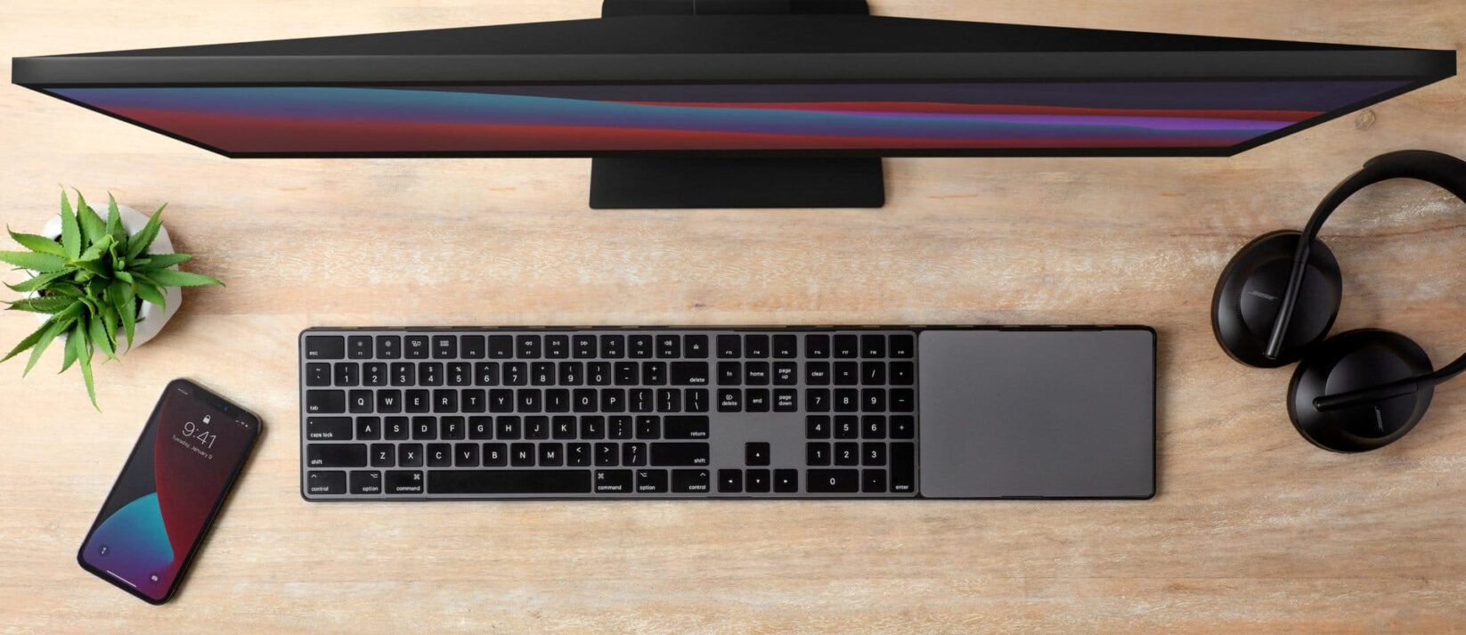 テンキー付きMagic KeyboardとMagic Trackpad 2を一体化する「MagicBridge Extended ...