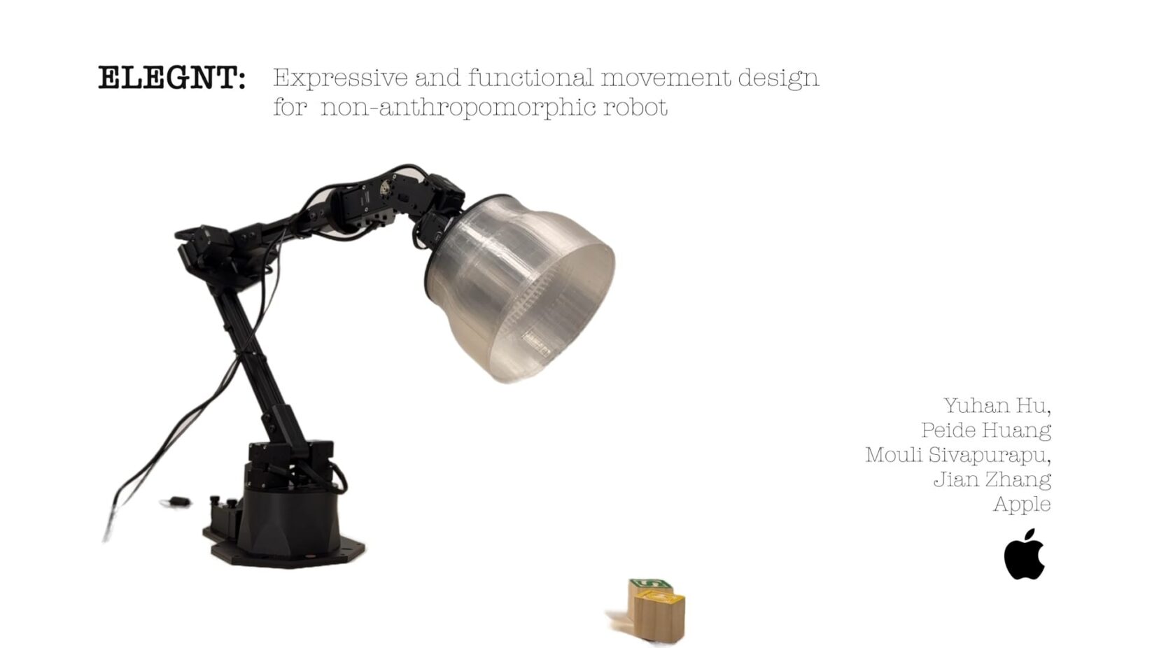 Apple、表現豊かなランプ型ロボットを試作 | APPLE LINKAGE